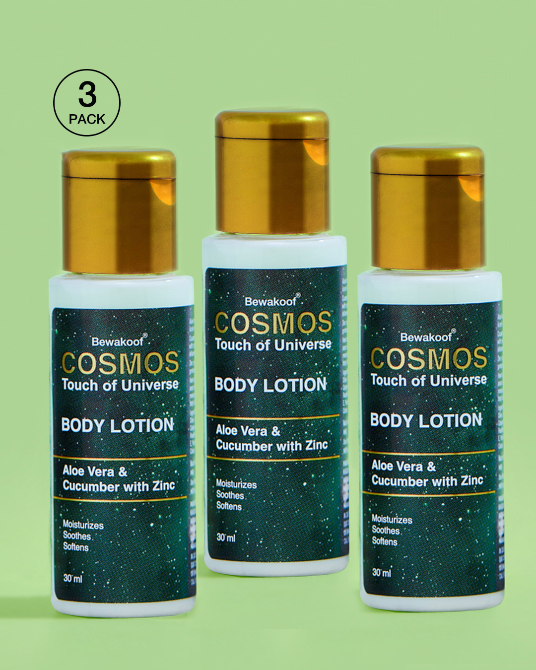 Buy COSMOS Body Lotion by Bewakoof with Cucumber & Aloe Vera with Zinc ...