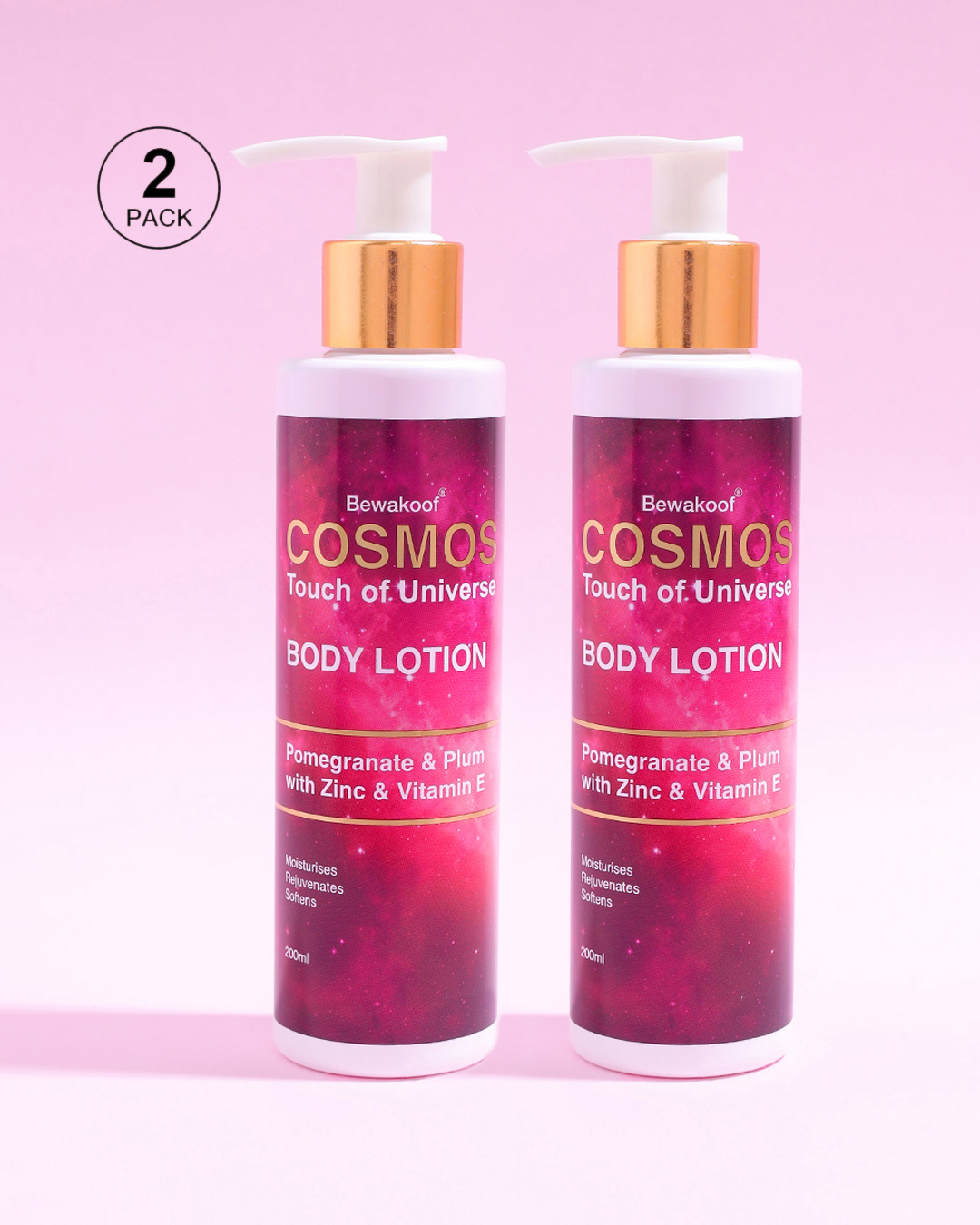 Buy COSMOS Body Lotion by Bewakoof with Pomegranate, Plum, Zinc ...