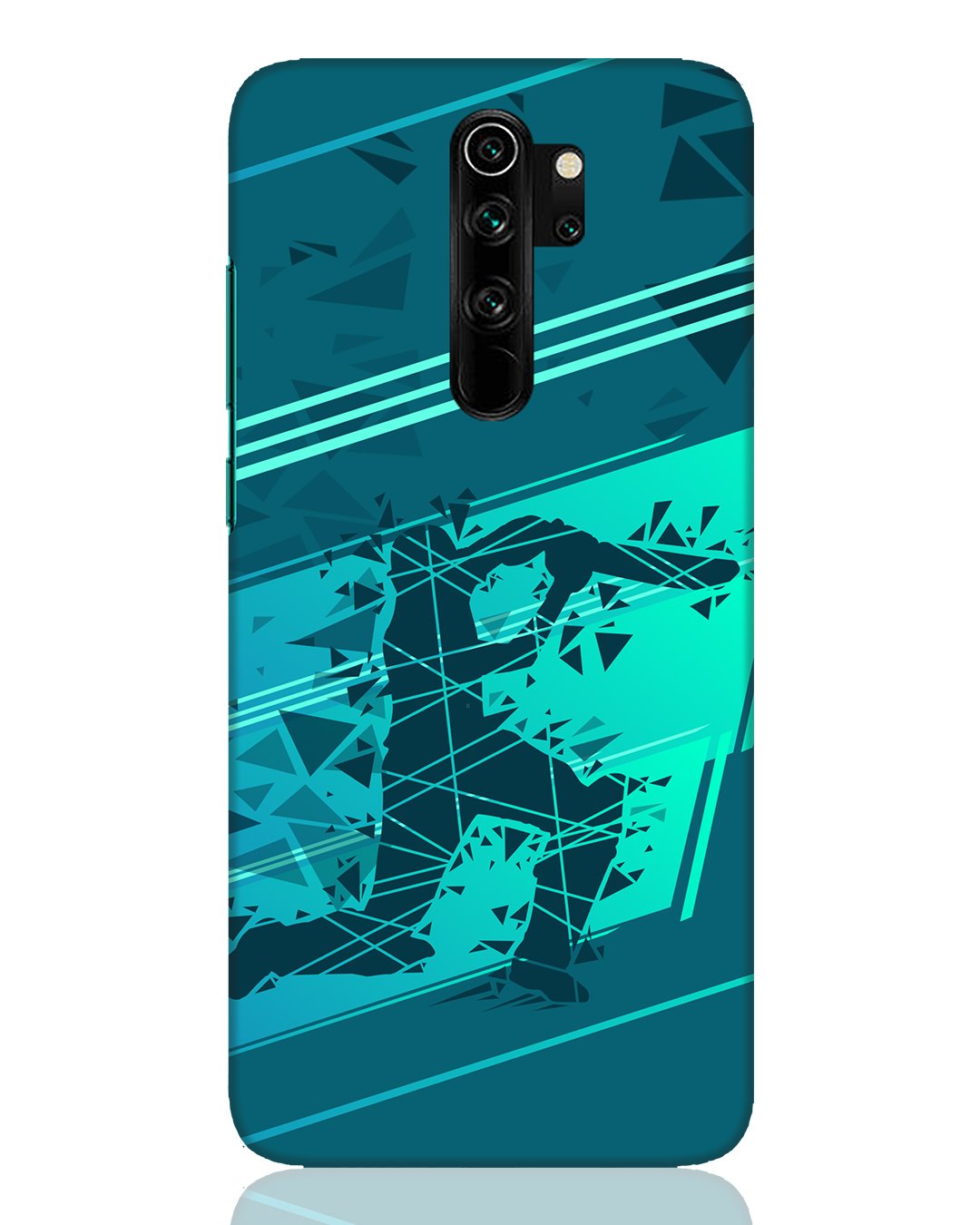 Buy Cricketer Abstract Designer Hard Cover for Xiaomi Redmi Note 8 Pro ...