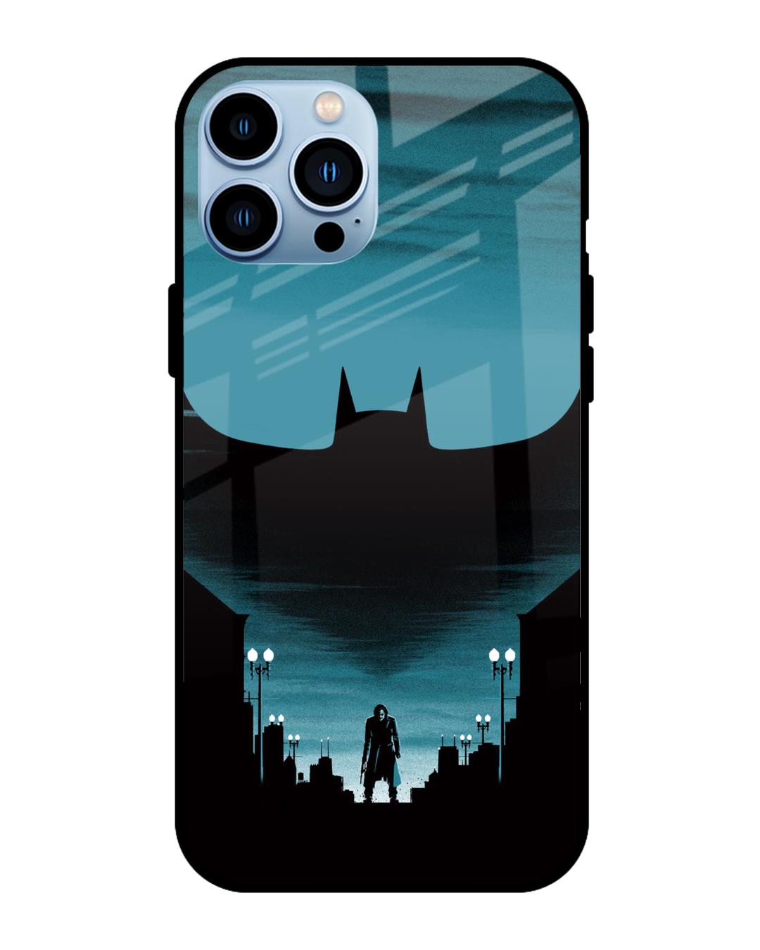 Buy Cyan Bat Premium Glass Case for Apple iPhone 13 Pro Max (Shock ...