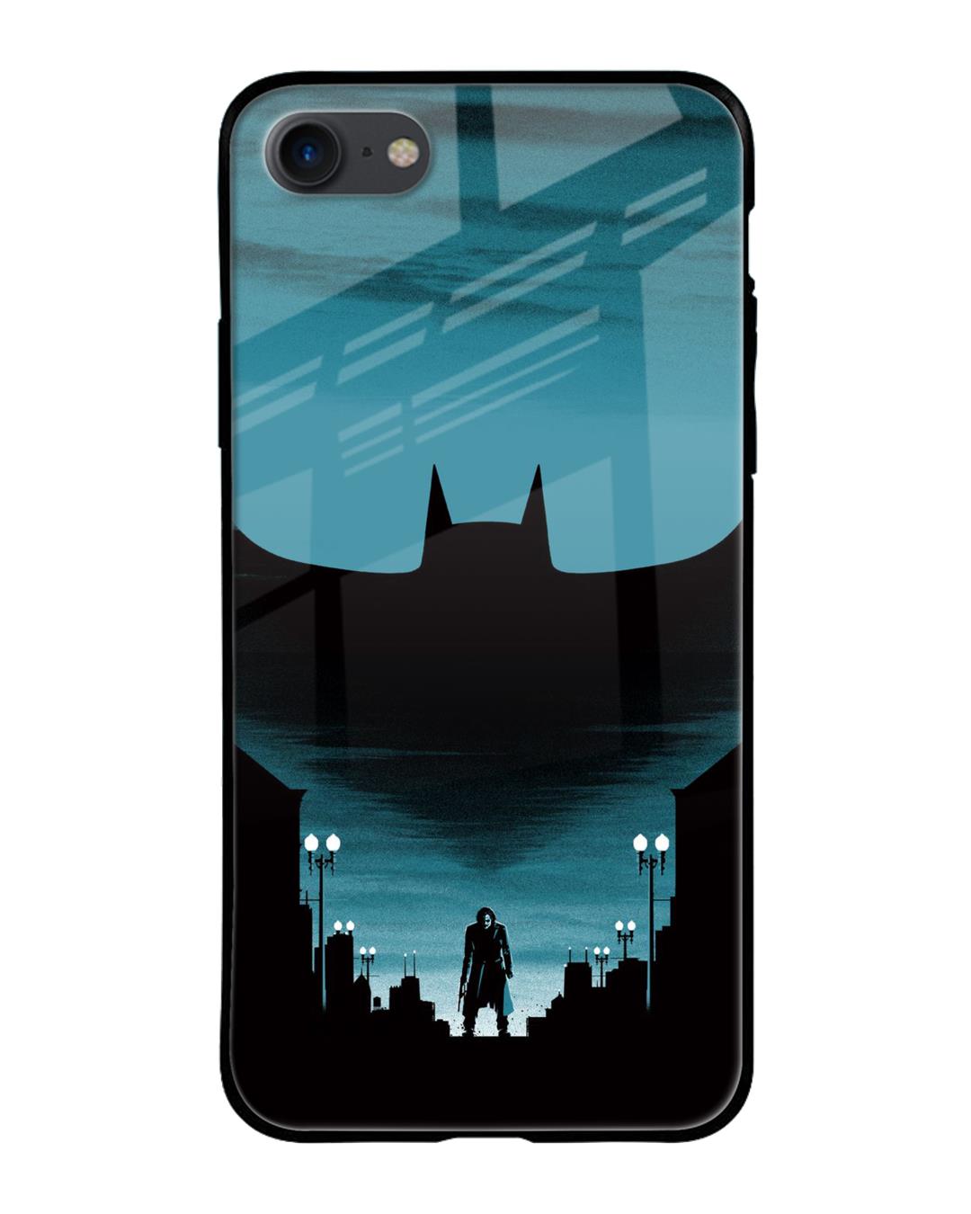 Buy Cyan Bat Premium Glass Case for Apple iPhone SE 2020 (Shock Proof ...