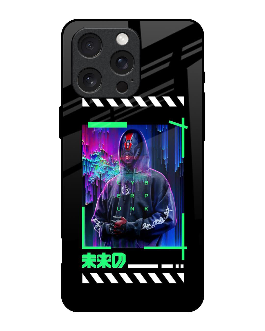 Buy Cyber Punk Premium Glass Cover for Apple iPhone 16 Pro (Shock Proof ...