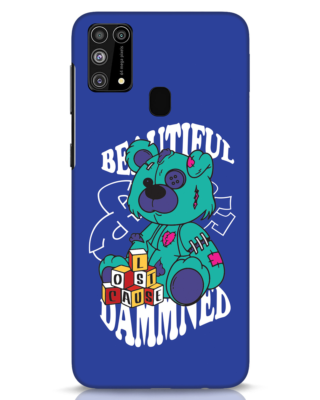 Buy Dammed Teddy Designer Hard Cover for Samsung M31 Online in India at ...
