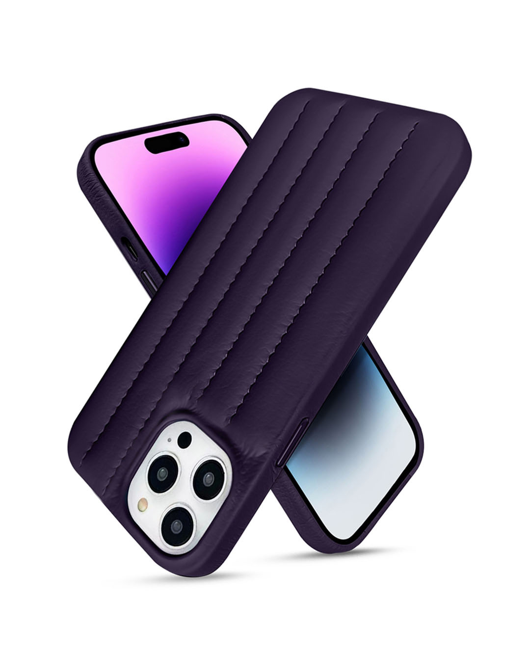 Buy Dark Cherry Stitch Leather Case for Apple iPhone 14 Pro Max Online in India at Bewakoof