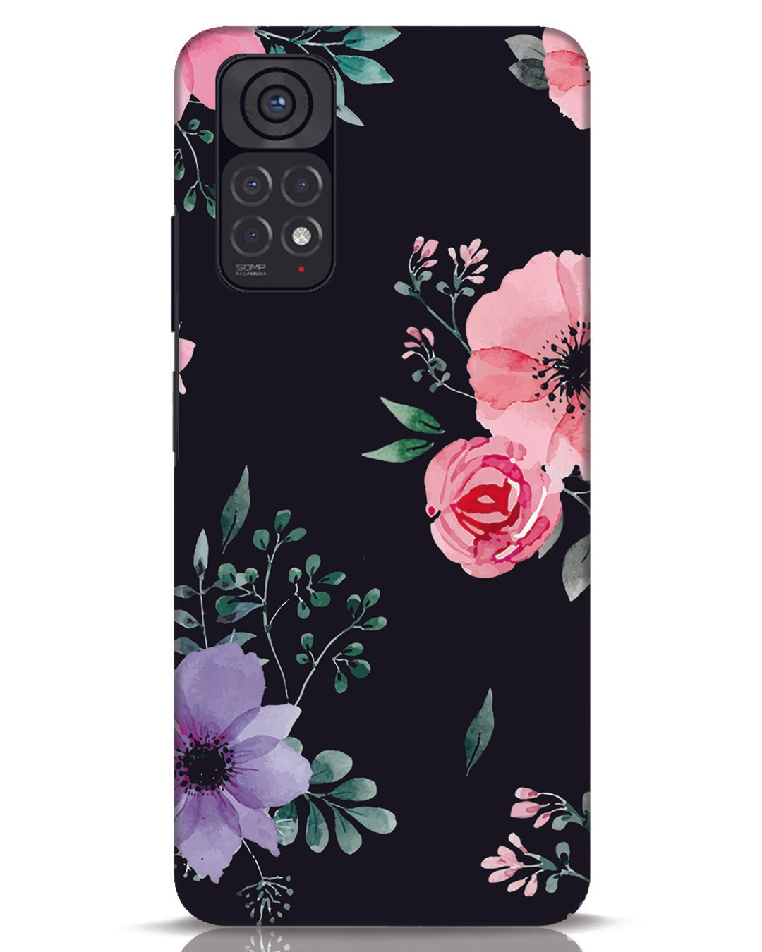 Buy Dark Florals Designer Hard Cover for Redmi Note 11 Online in India ...