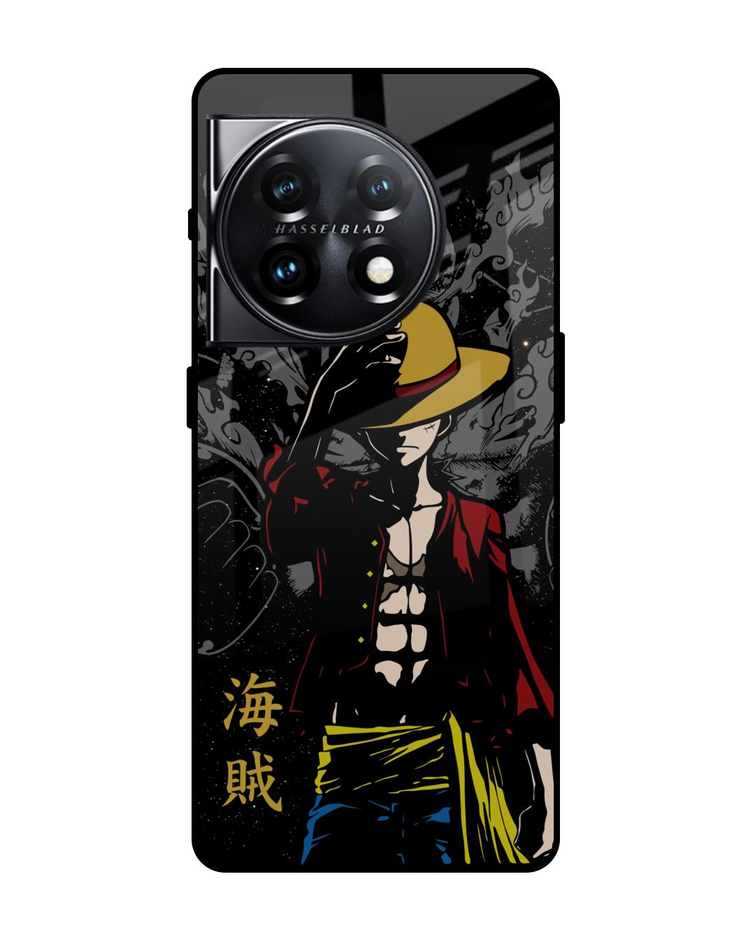 Buy Dark Luffy Premium Glass Case for OnePlus 11 5G (Shock Proof ...