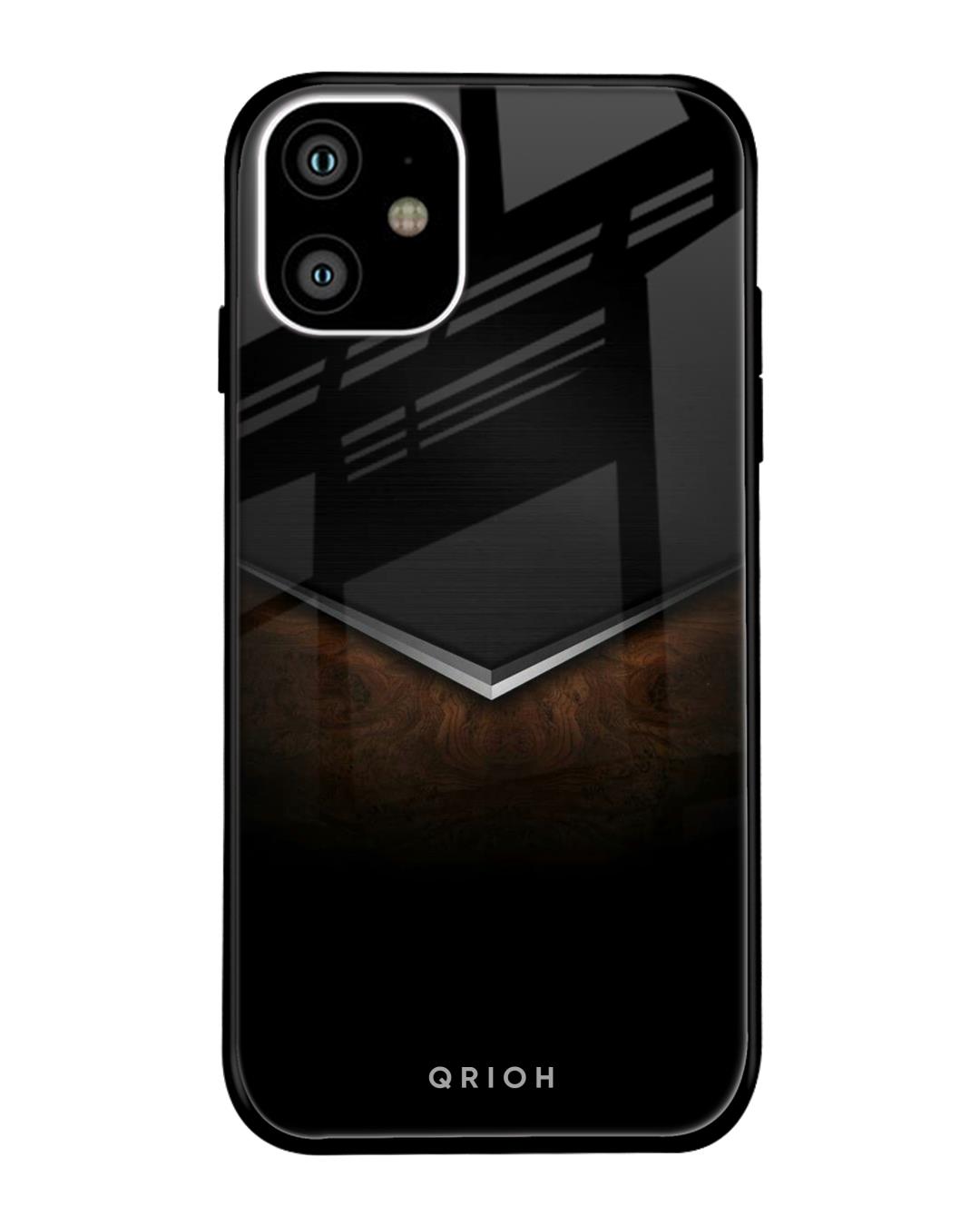 Buy Dark Walnut Premium Glass Case for Apple iPhone 11 (Shock Proof ...