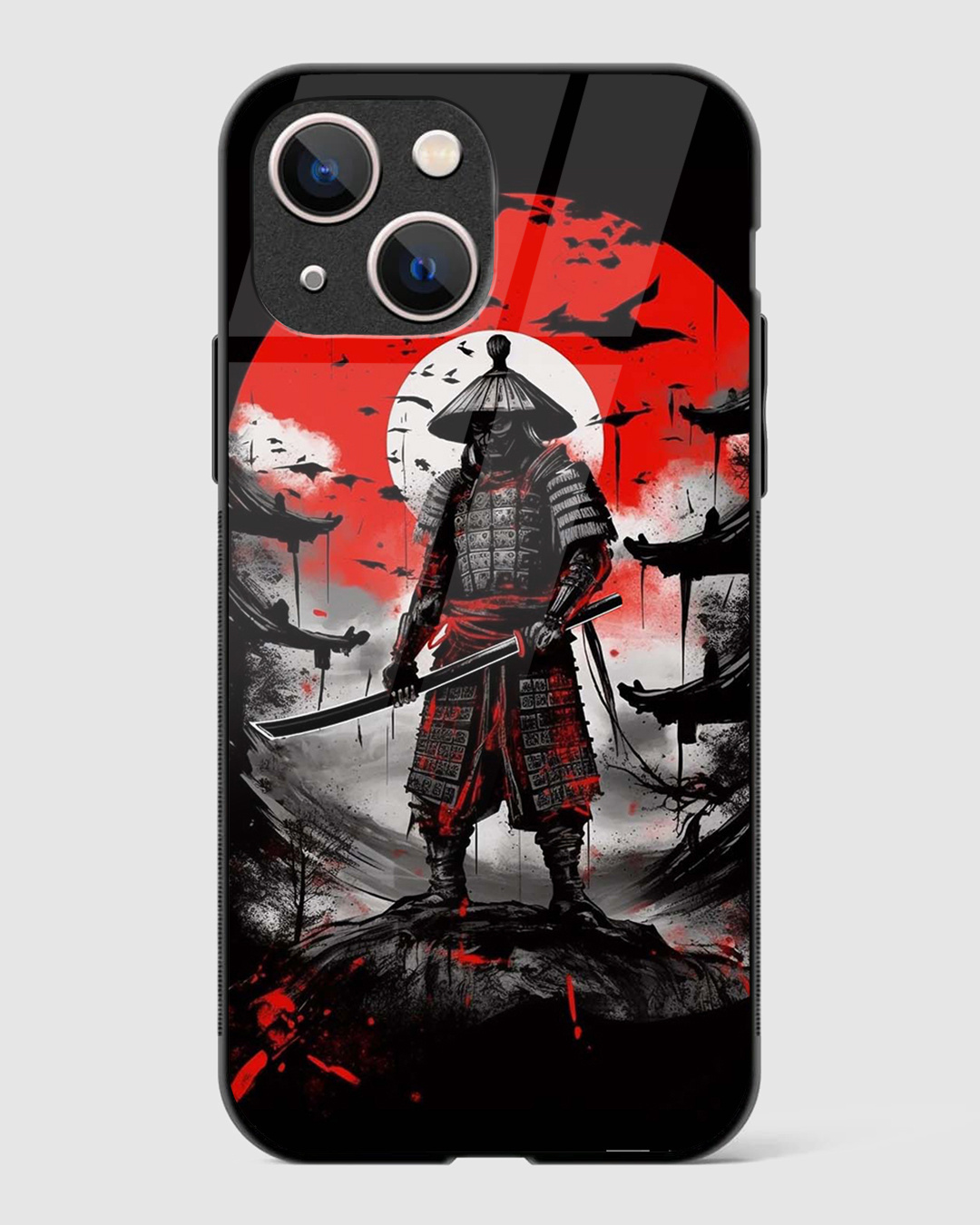 Buy Darkness Samurai Premium Glass Case for Apple iPhone 13 Online in ...