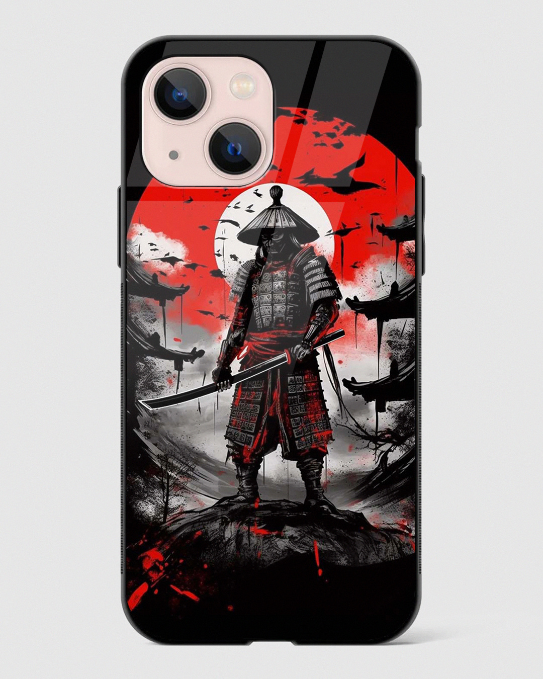 Buy Darkness Samurai Premium Glass Case for Apple iPhone 15 Plus Online ...