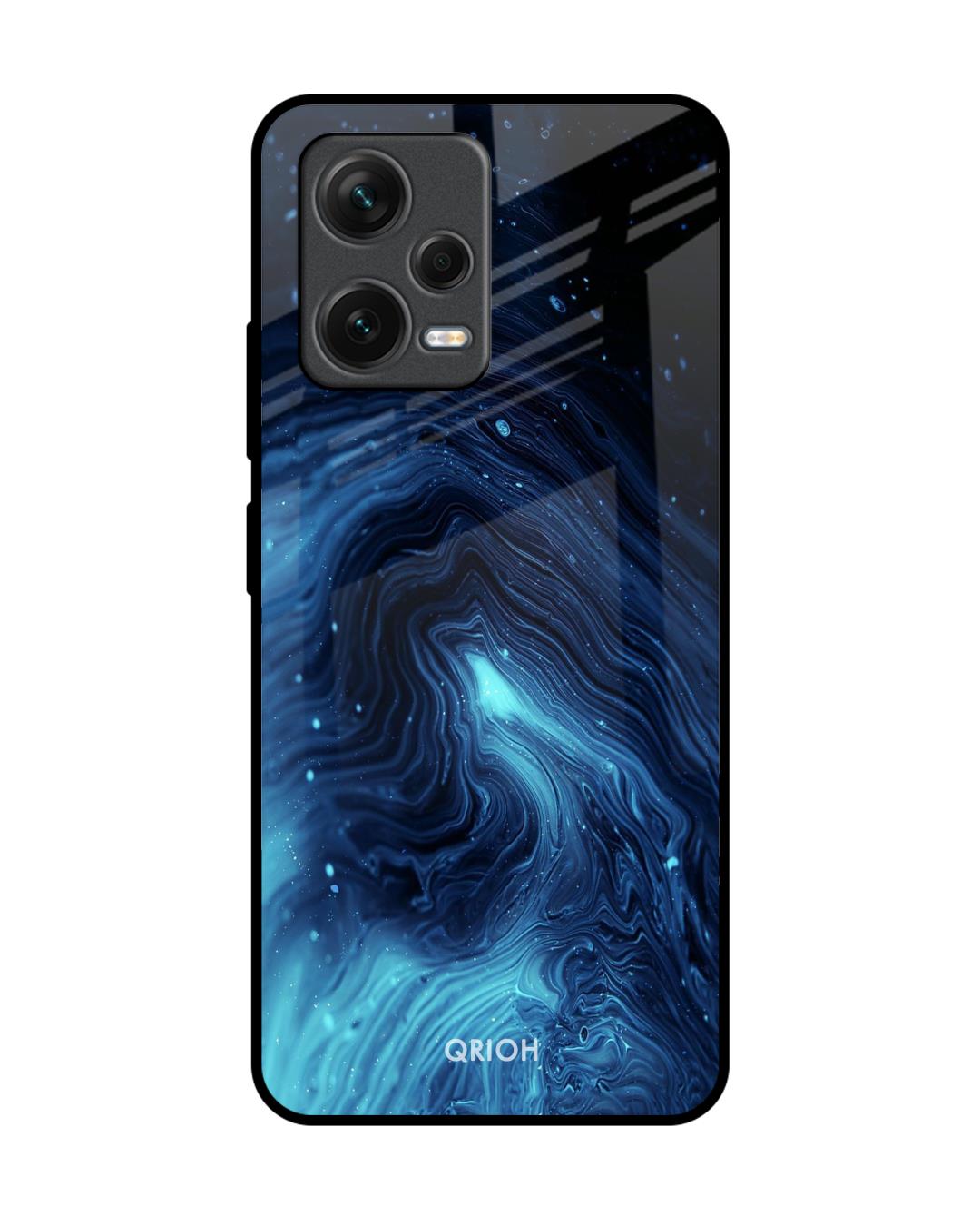 Buy Dazzling Ocean Gradient Premium Glass Case for Redmi Note 12 5G ...