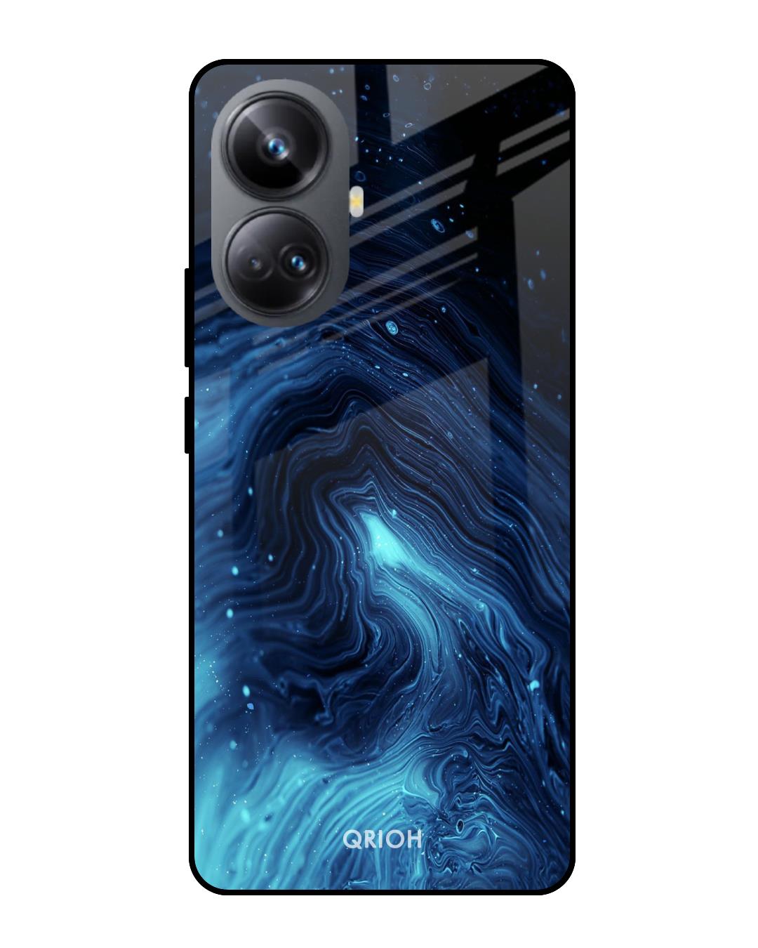 Buy Dazzling Ocean Gradient Printed Premium Glass Case for Realme 10 ...