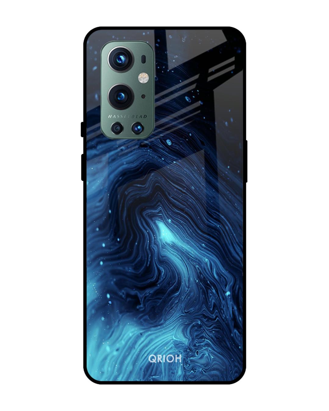 Buy Dazzling Ocean Printed Premium Glass Cover For OnePlus 9 Pro ...