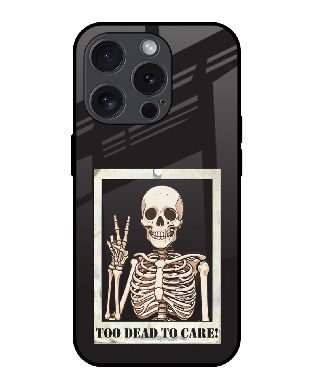 Buy Dead Mood Premium Glass Cover for Apple iPhone 15 Pro Online in ...
