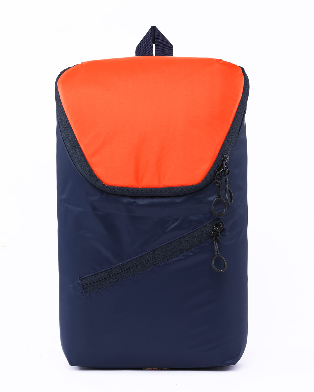 Buy Deep Blue - Spark Orange Mini Backpack Online in India at Bewakoof