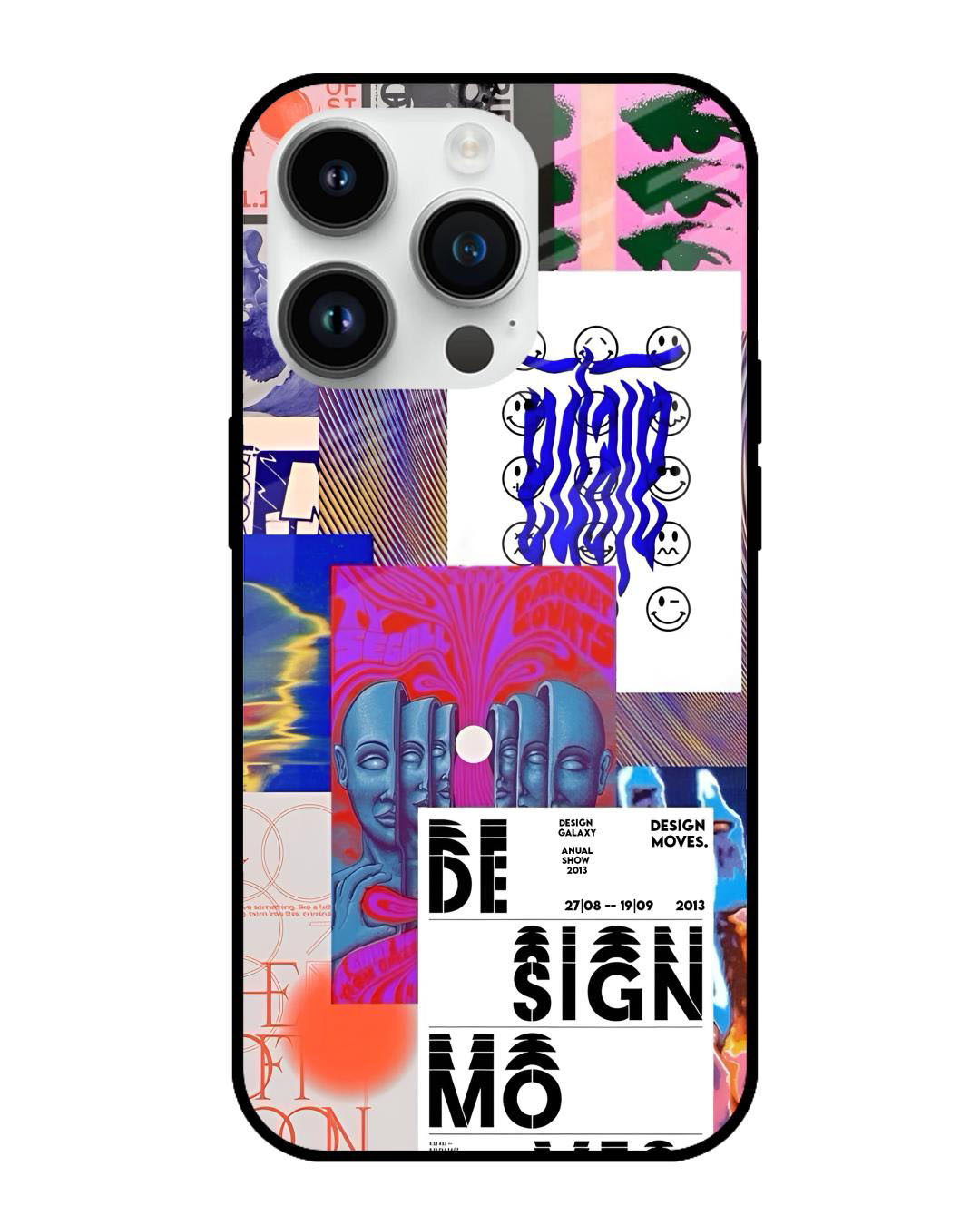 Buy Designs Moves Premium Glass Case for Apple iPhone 14 Pro (Shock ...