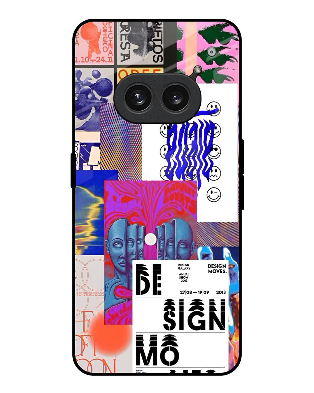 Buy Designs Moves Premium Glass Case for Nothing Phone (2a) 5G(Shock ...