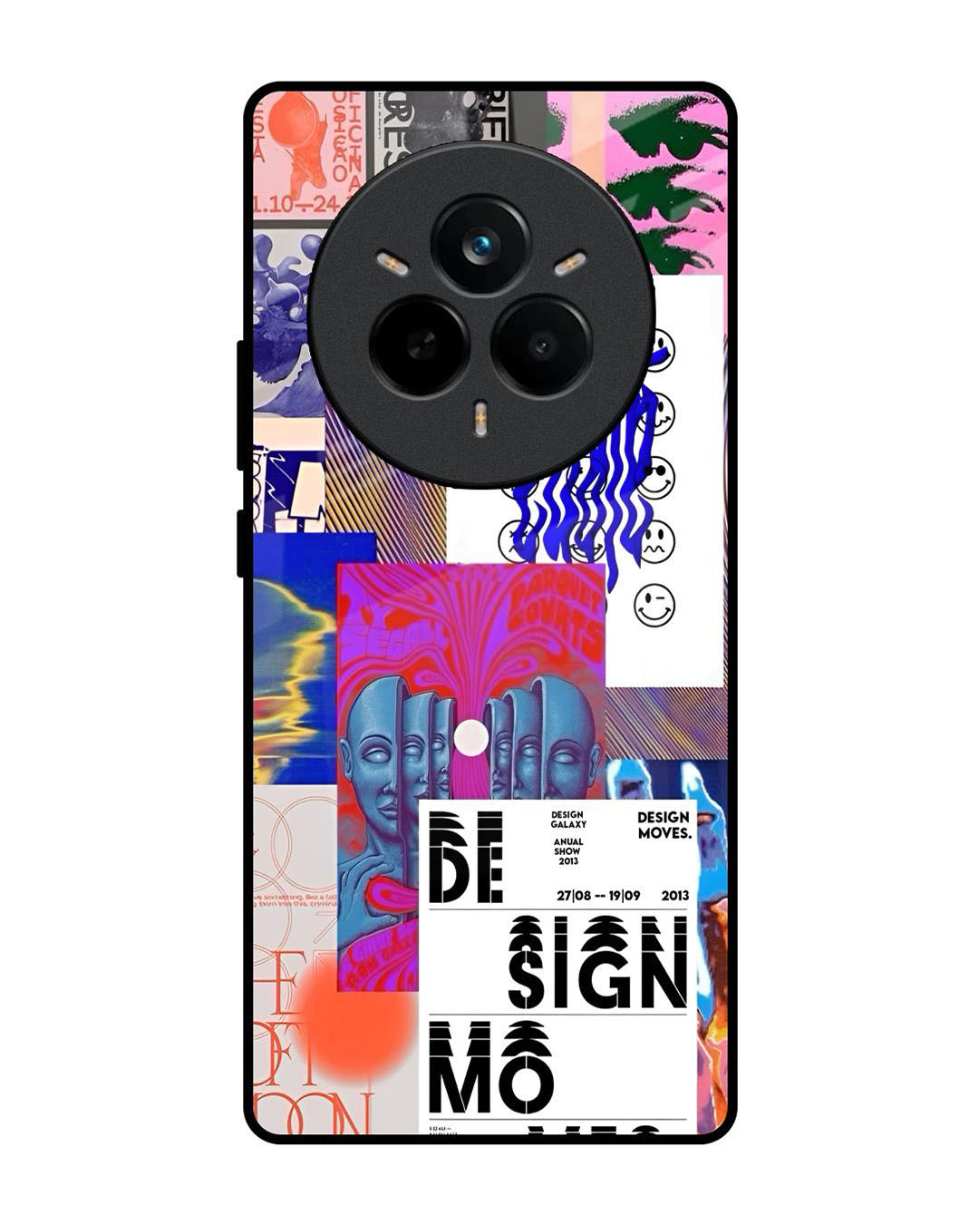 Buy Designs Moves Premium Glass Cover for Realme 14 Pro + 5G(Shock ...