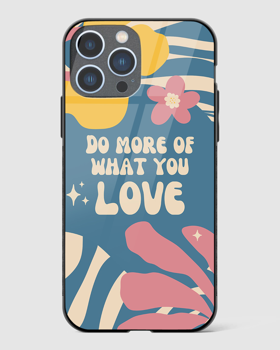 Buy Do More Of What You Love Premium Glass Case for Apple iPhone 13 Pro ...