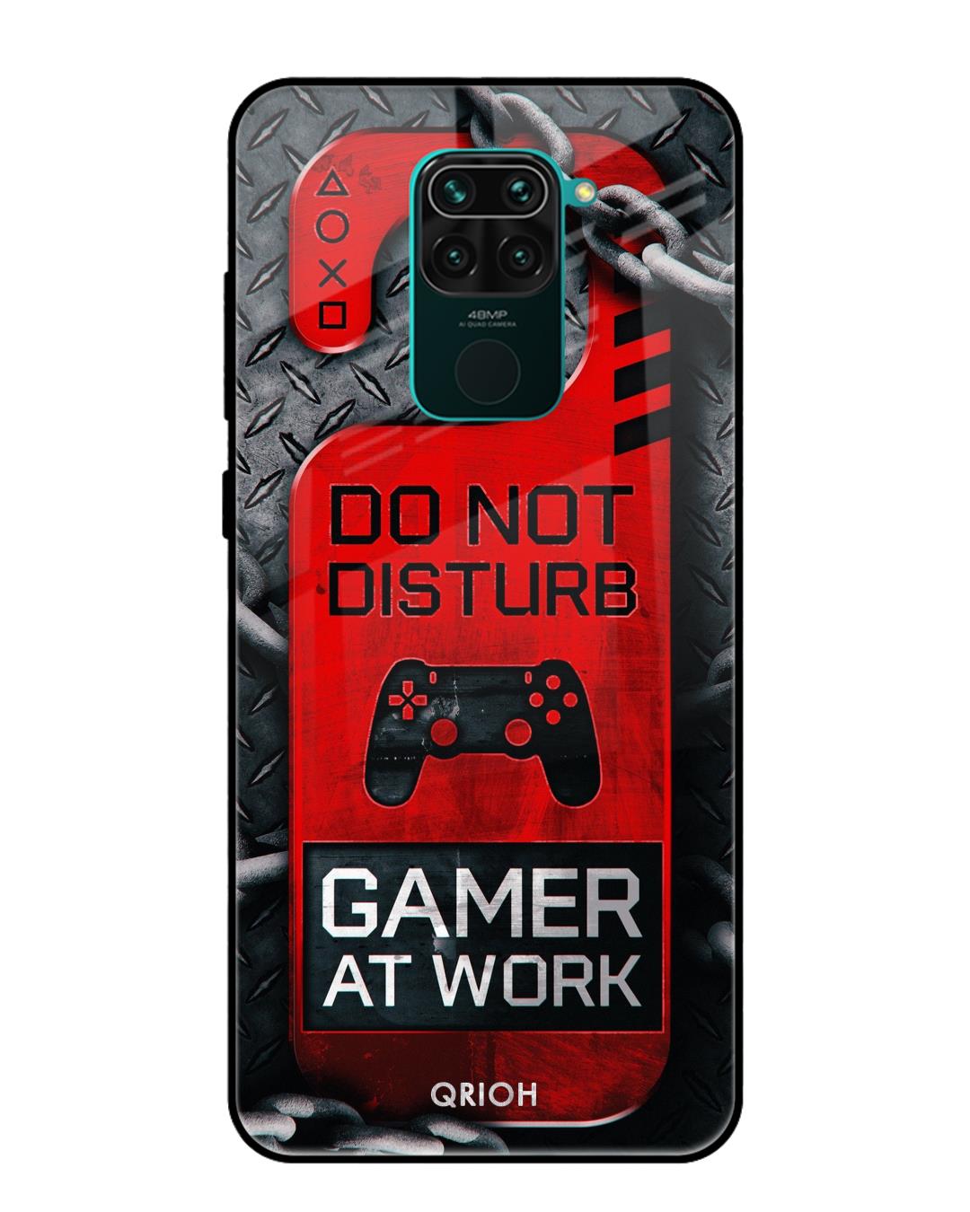 Buy Do Not Disturb Typography Premium Glass Cover For Xiaomi Redmi Note ...