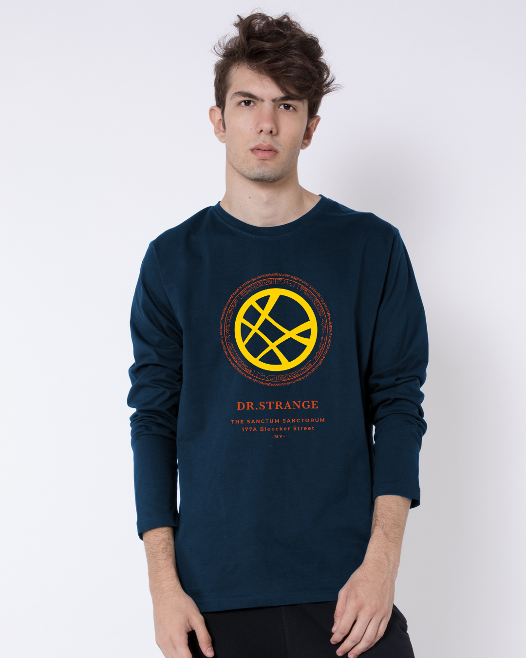 Buy Men's Blue Doctor Strange Graphic Printed T-shirt Online at Bewakoof