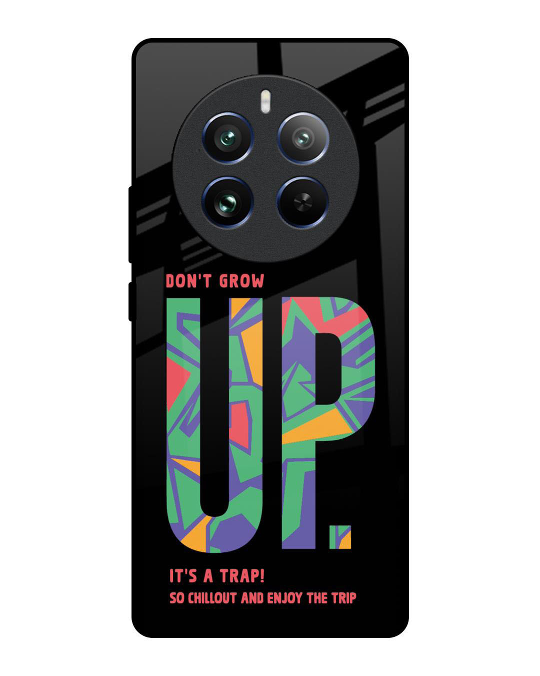 Buy Don't Grow Up Premium Glass Cover for Realme 12 Pro 5G Online in ...