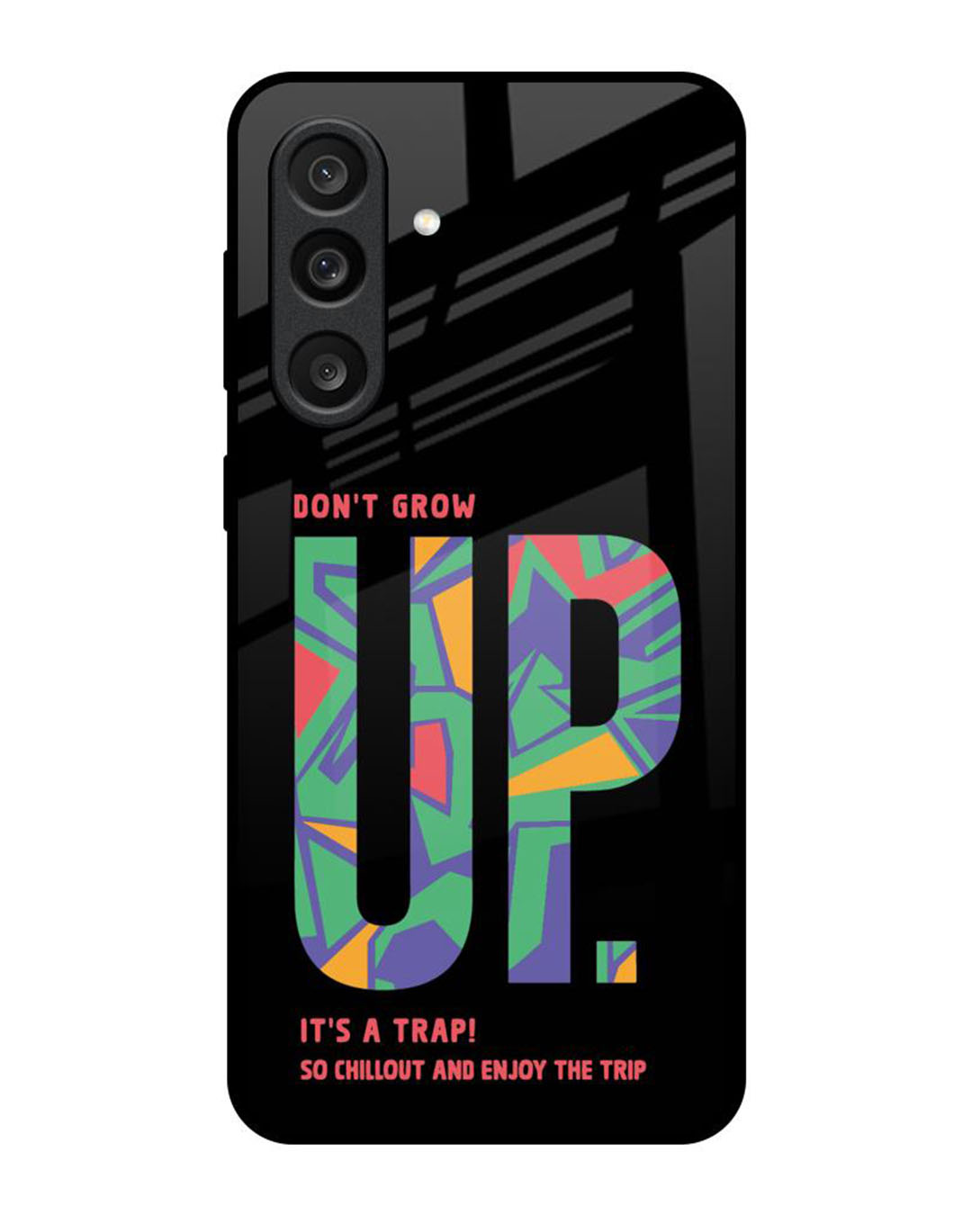 Buy Don't Grow Up Premium Glass Cover for Samsung Galaxy F56 5G Online ...