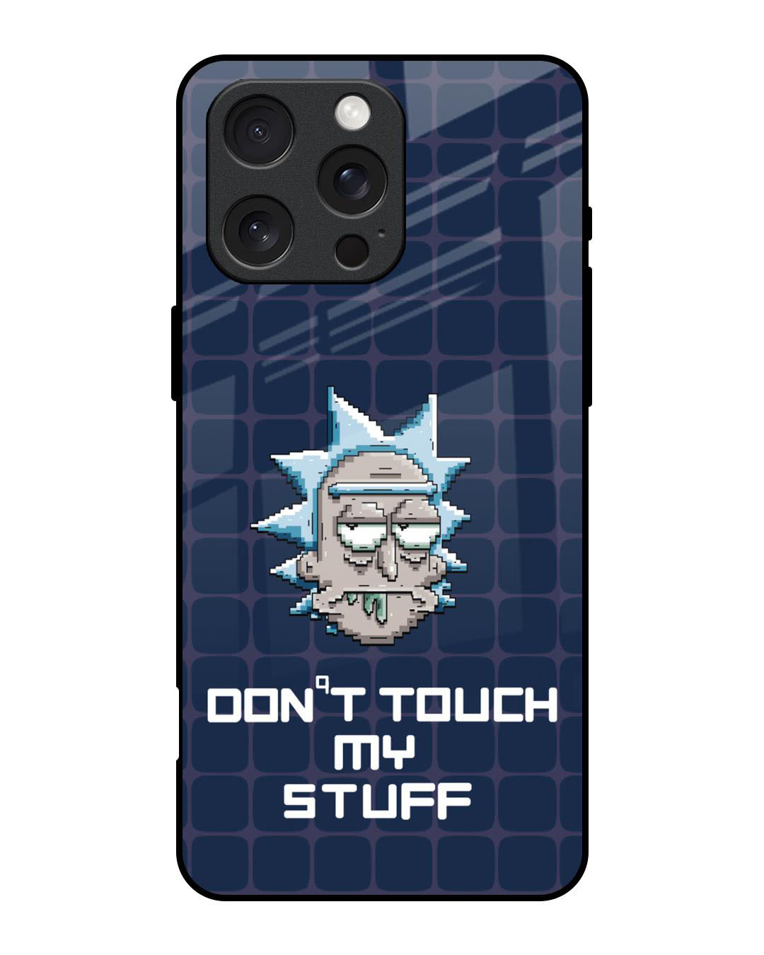 Buy DonT Touch My Stuff Premium Glass Cover for Apple iPhone 16 Pro ...