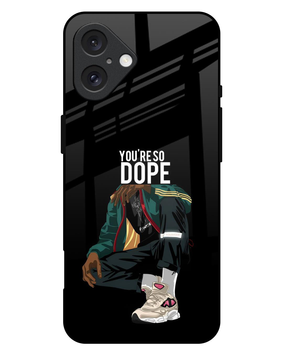 Buy Dope Person Premium Glass Cover for Apple iPhone 16 Plus (Shock ...