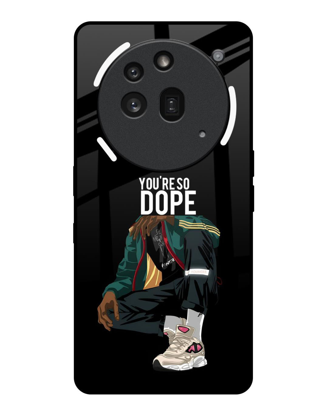 Buy Dope Person Premium Glass Cover for Nothing Phone (3a) Pro(Shock ...