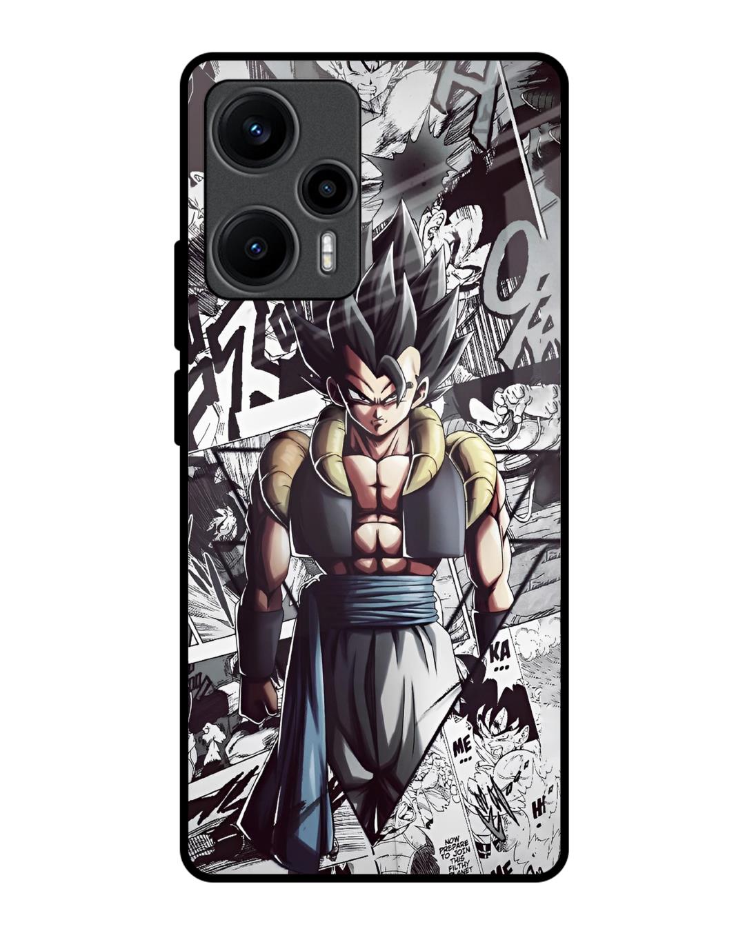 Buy Dragon Anime Art Premium Glass Case for Poco F5 5G (Shock Proof ...