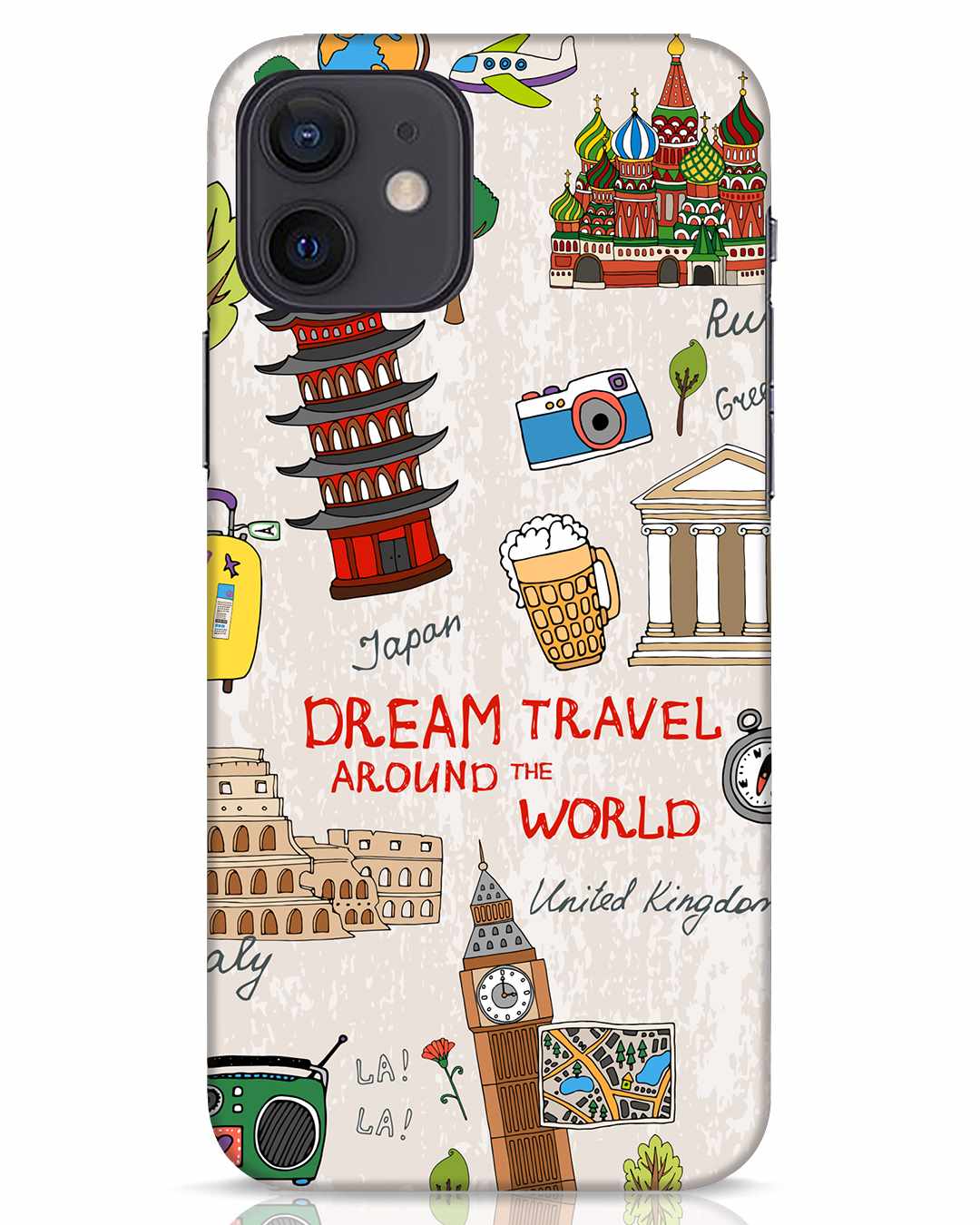 Buy Dream Travel iPhone 12 Mobile Cover Online in India at Bewakoof