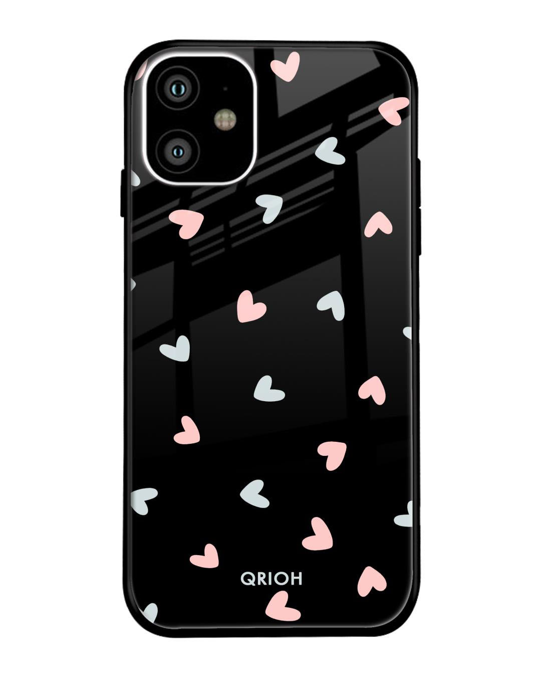 Buy Duo Color Heart Premium Glass Case for Apple iPhone 11 (Shock Proof ...