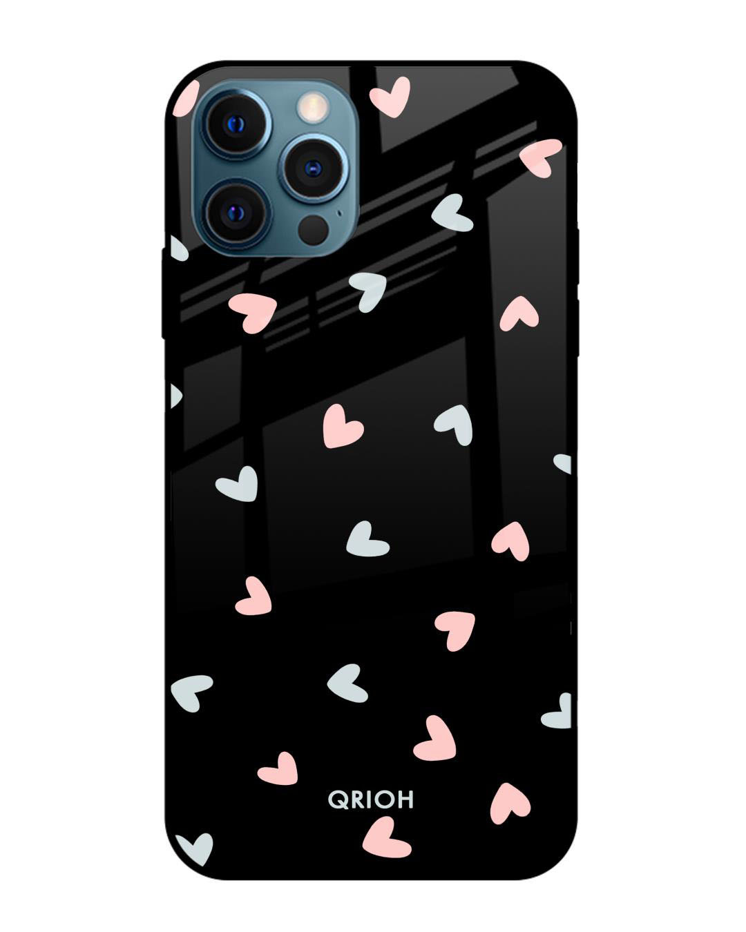 Buy Duo Color Heart Premium Glass Case for Apple iPhone 12 Pro Max ...