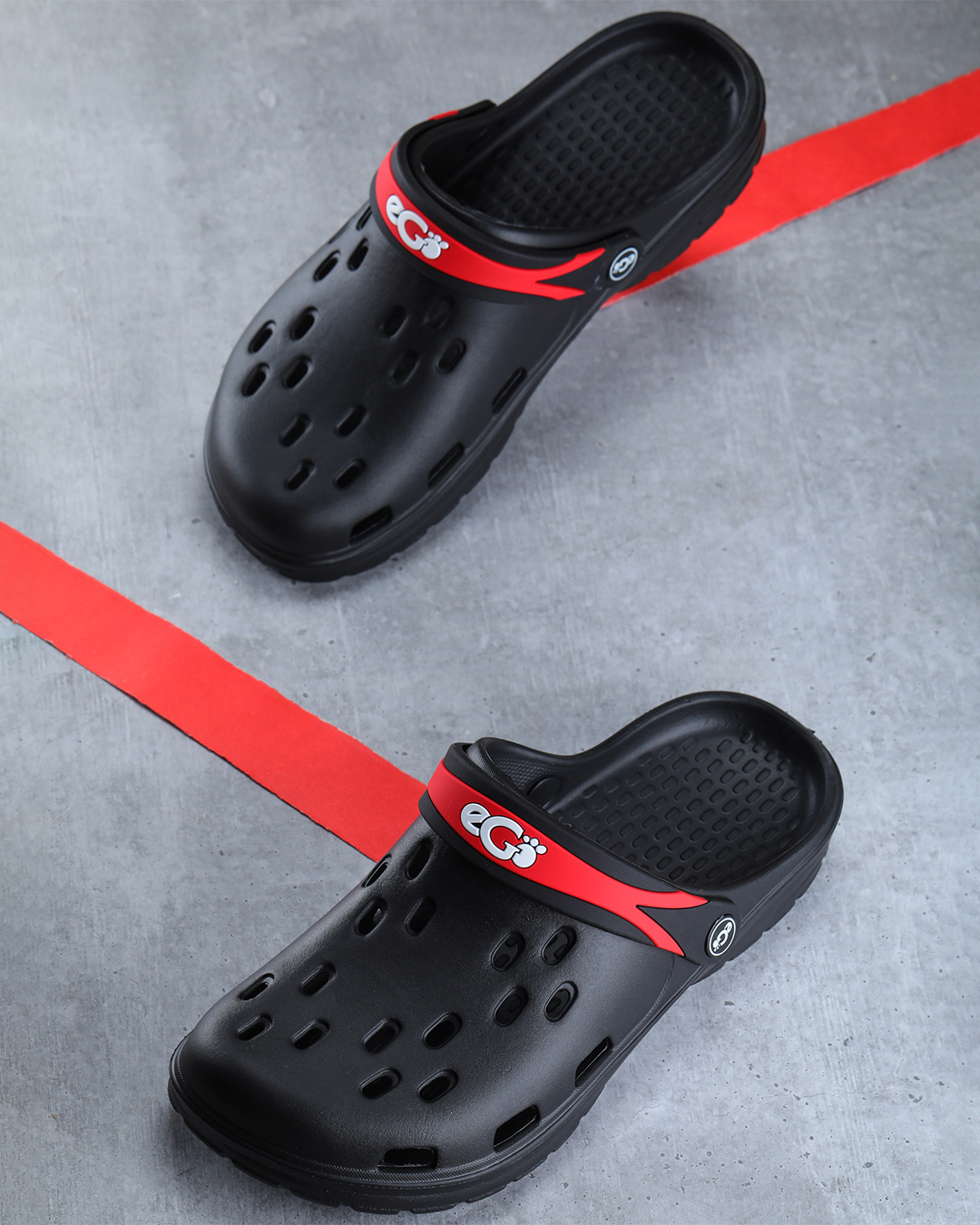 Buy Ego Shoes Men Black Solid Synthetic Clogs Online in India at Bewakoof