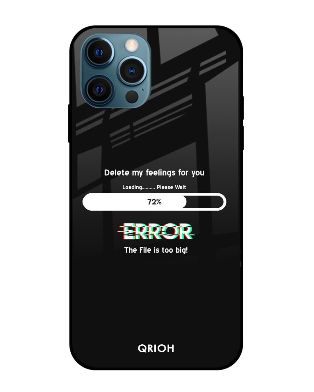 Buy Error Premium Glass Case for Apple iPhone 12 Pro Max (Shock Proof ...