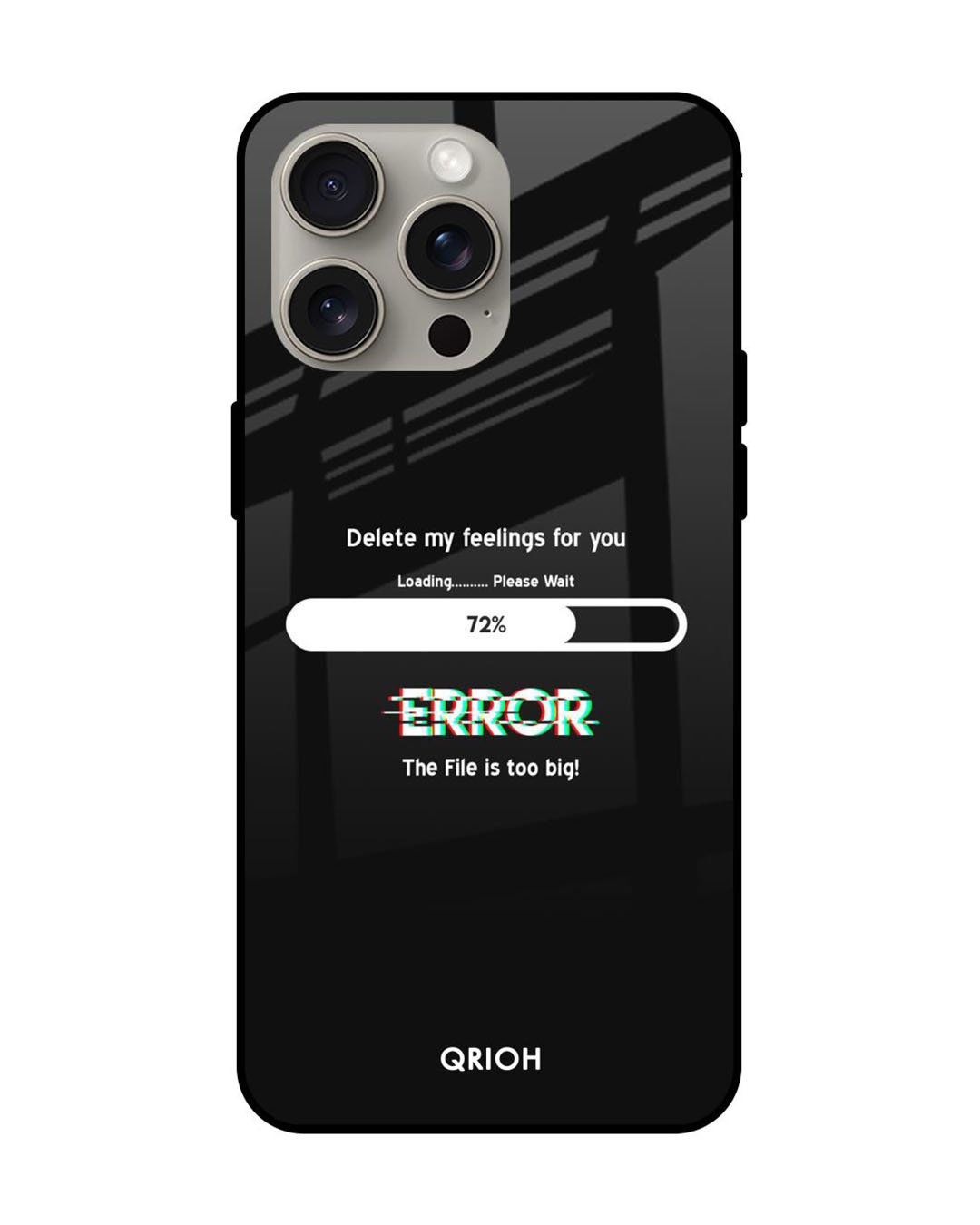 Buy Error Premium Glass Case for Apple iPhone 15 Pro Max (Shock Proof ...