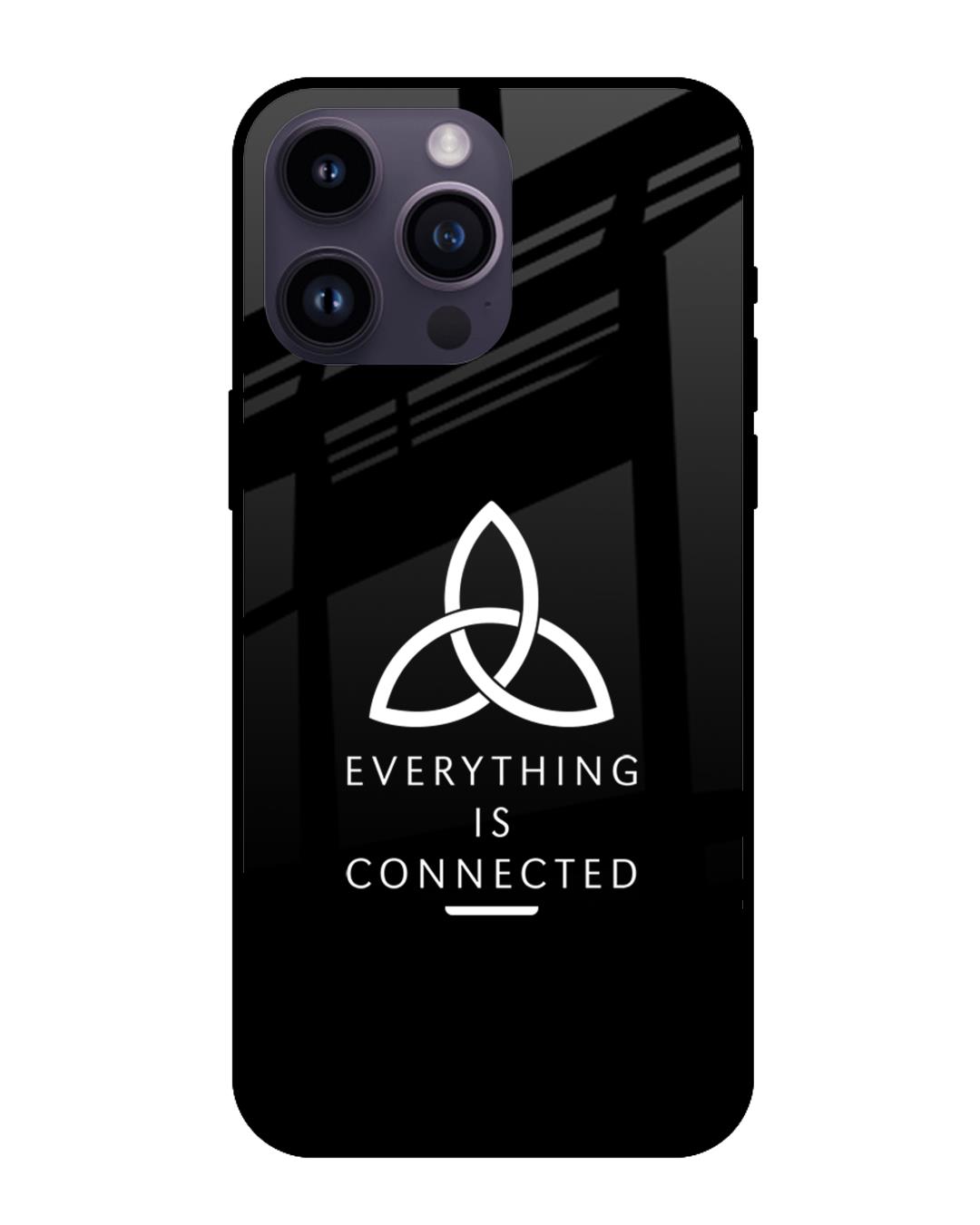 Buy Everything Is Connected Premium Glass Case for Apple iPhone 14 ProMax(Shock Proof,Scratch ...