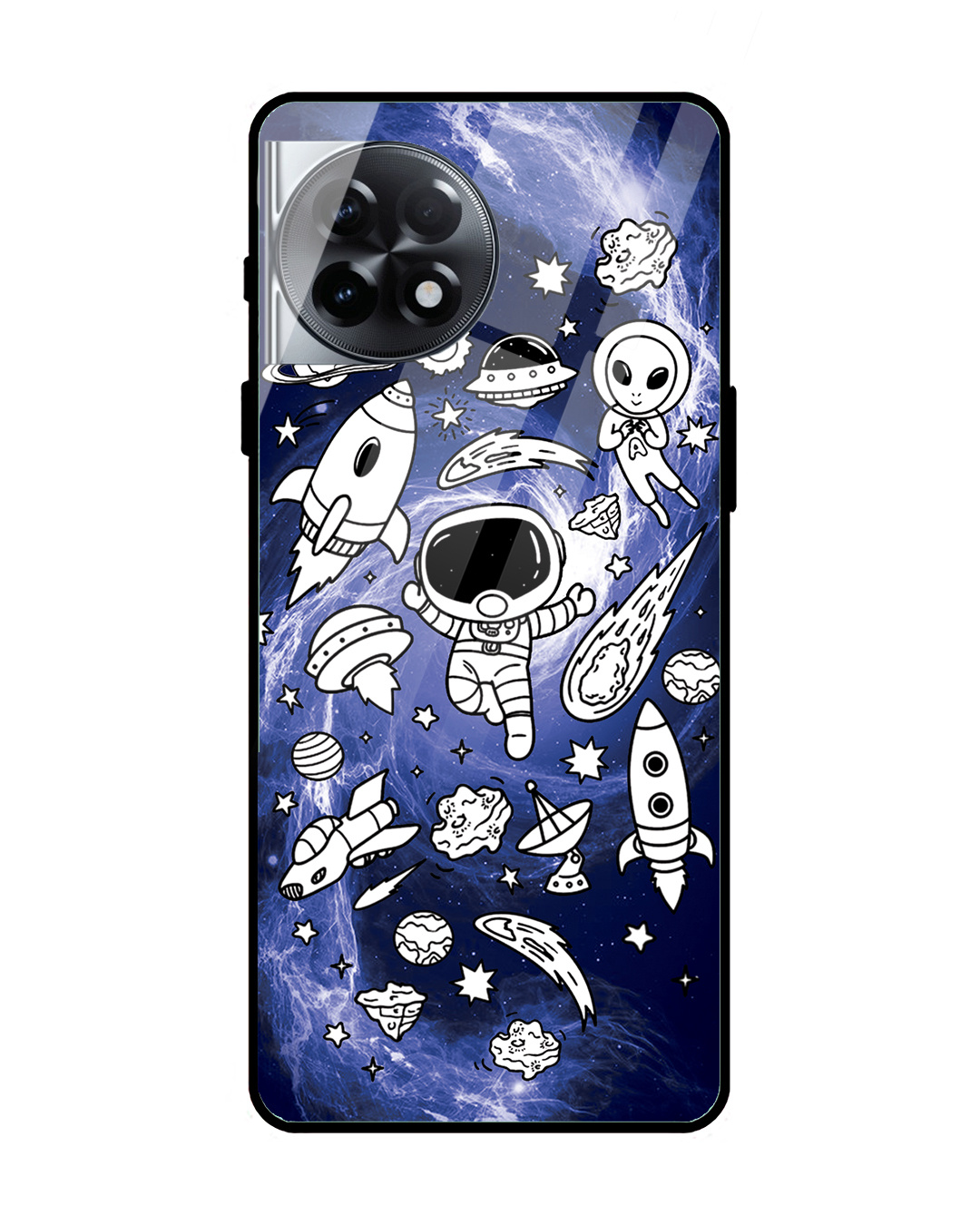 Buy Explore The Space Premium Glass Cover for OnePlus 11R 5G Online in ...