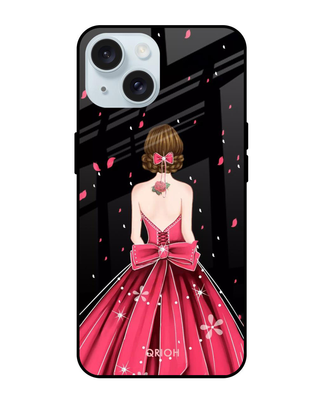 Buy Fashion Princess Premium Glass Case for Apple iPhone 15 (Shock ...