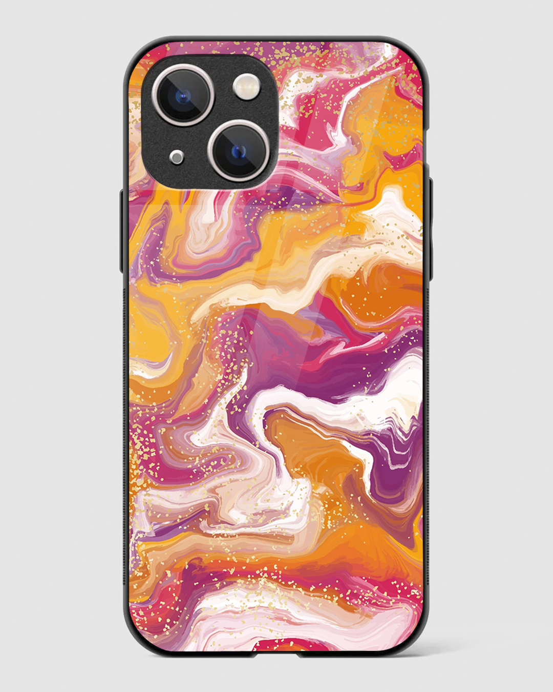 Buy Fire Bush Marble Premium Glass Case for Apple iPhone 13 Online in ...