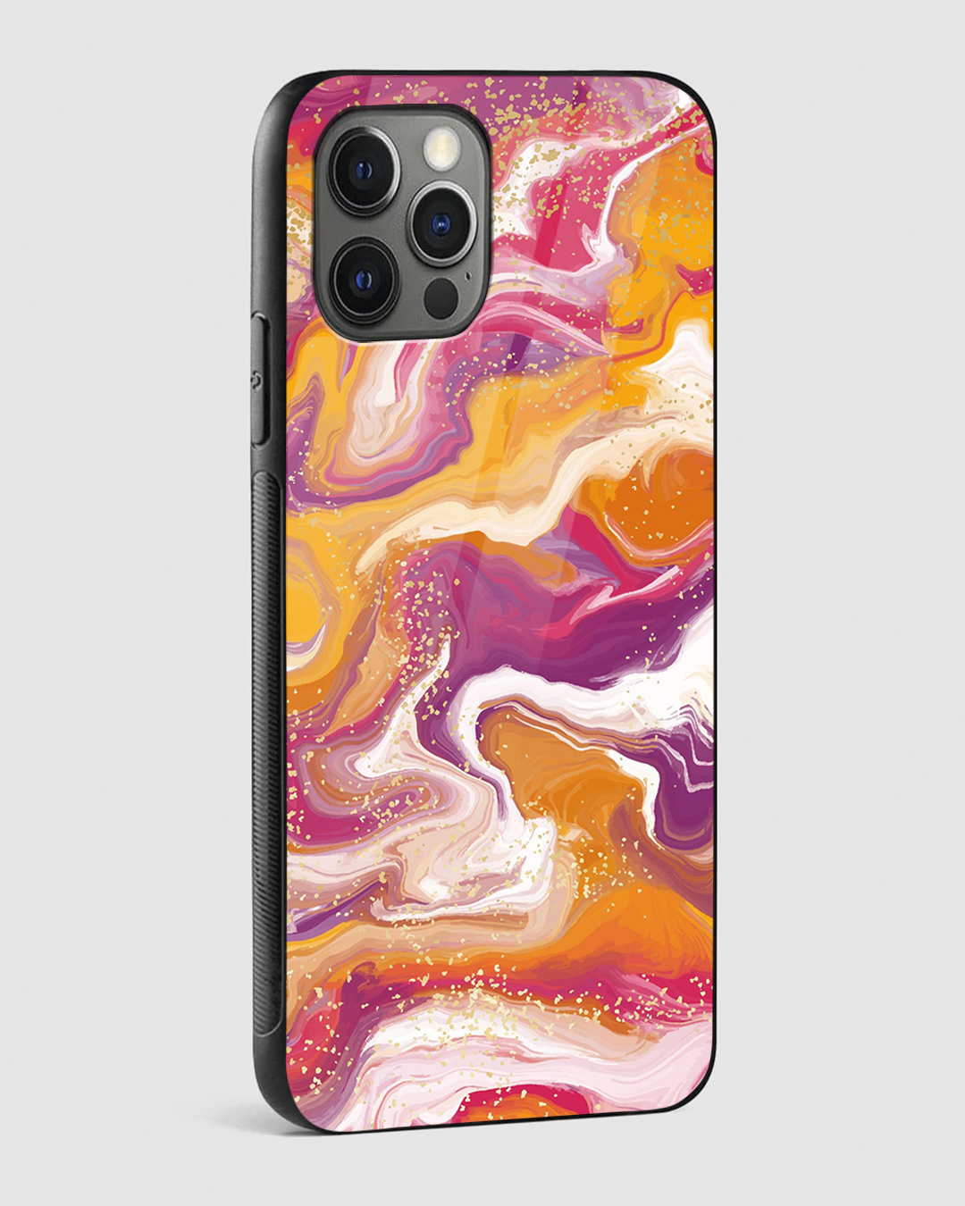 Buy Fire Bush Marble Premium Glass Case for Apple iPhone 14 Pro Max ...