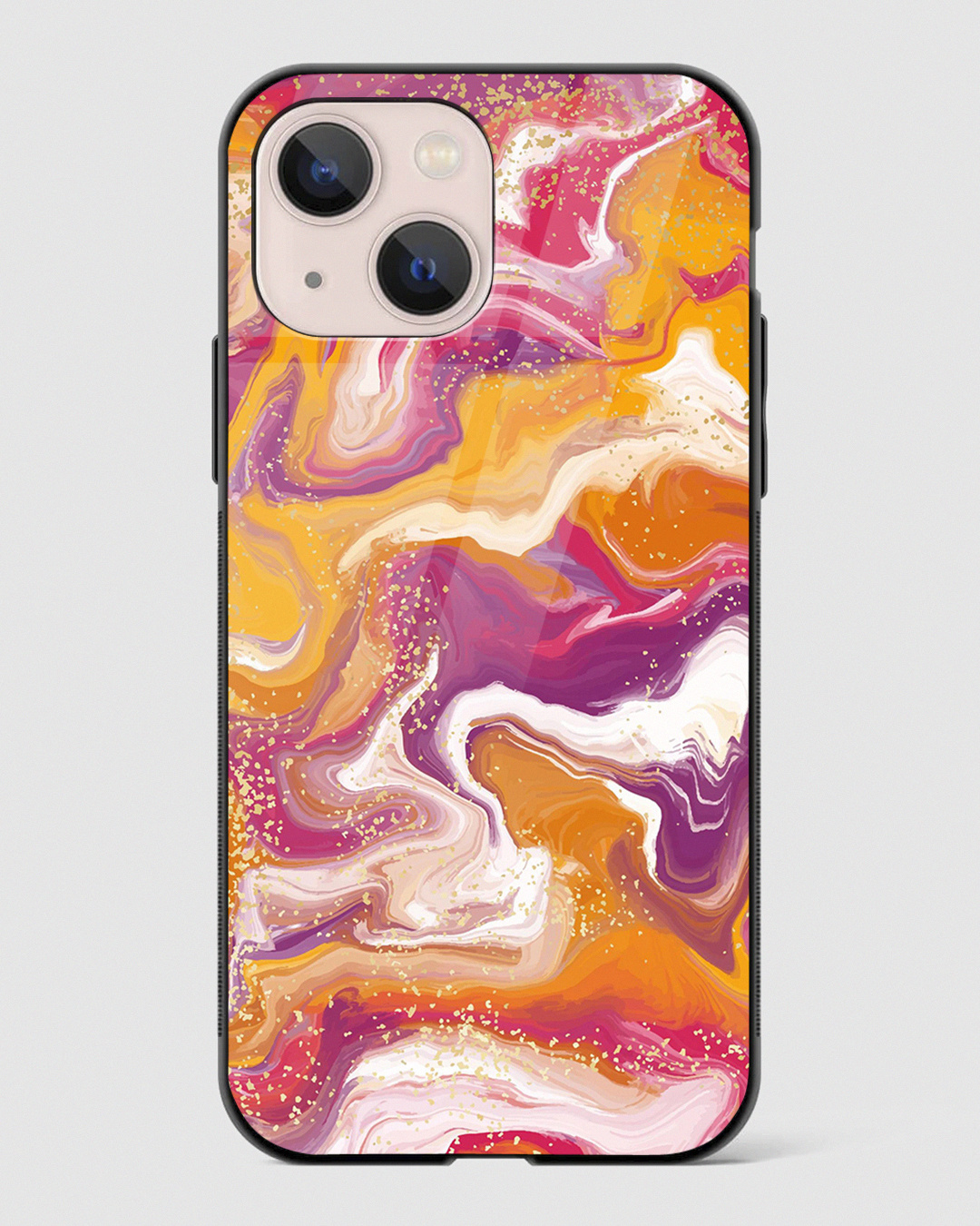Buy Fire Bush Marble Premium Glass Case for Apple iPhone 15 Plus Online ...