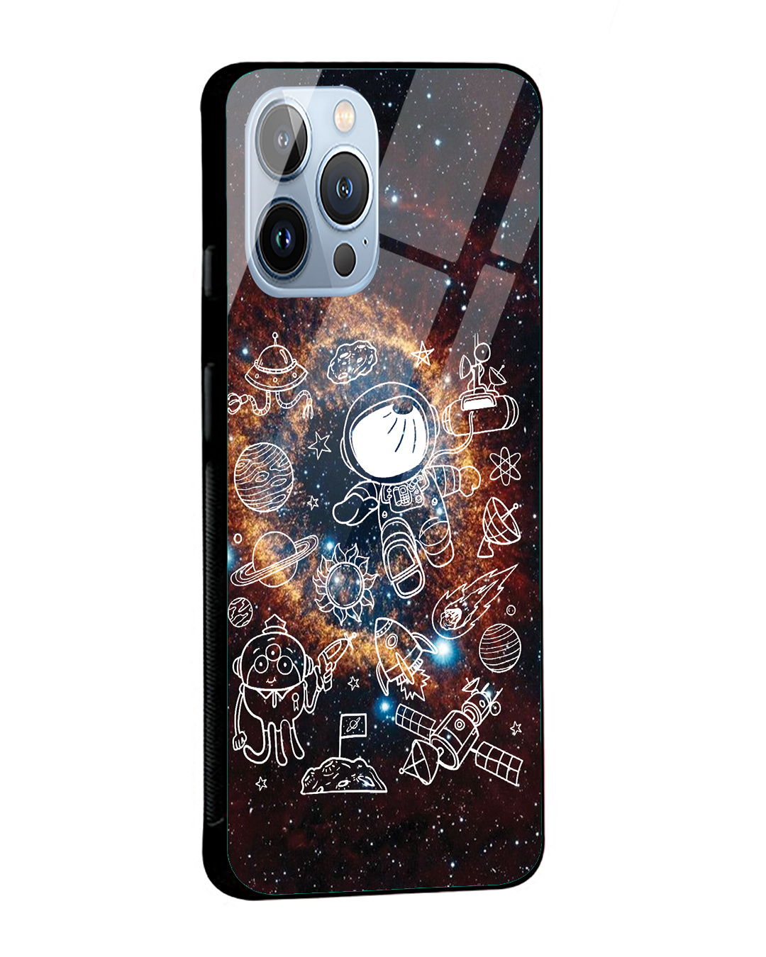Buy Float In Space Premium Glass Cover for Apple iPhone 13 Pro Max ...