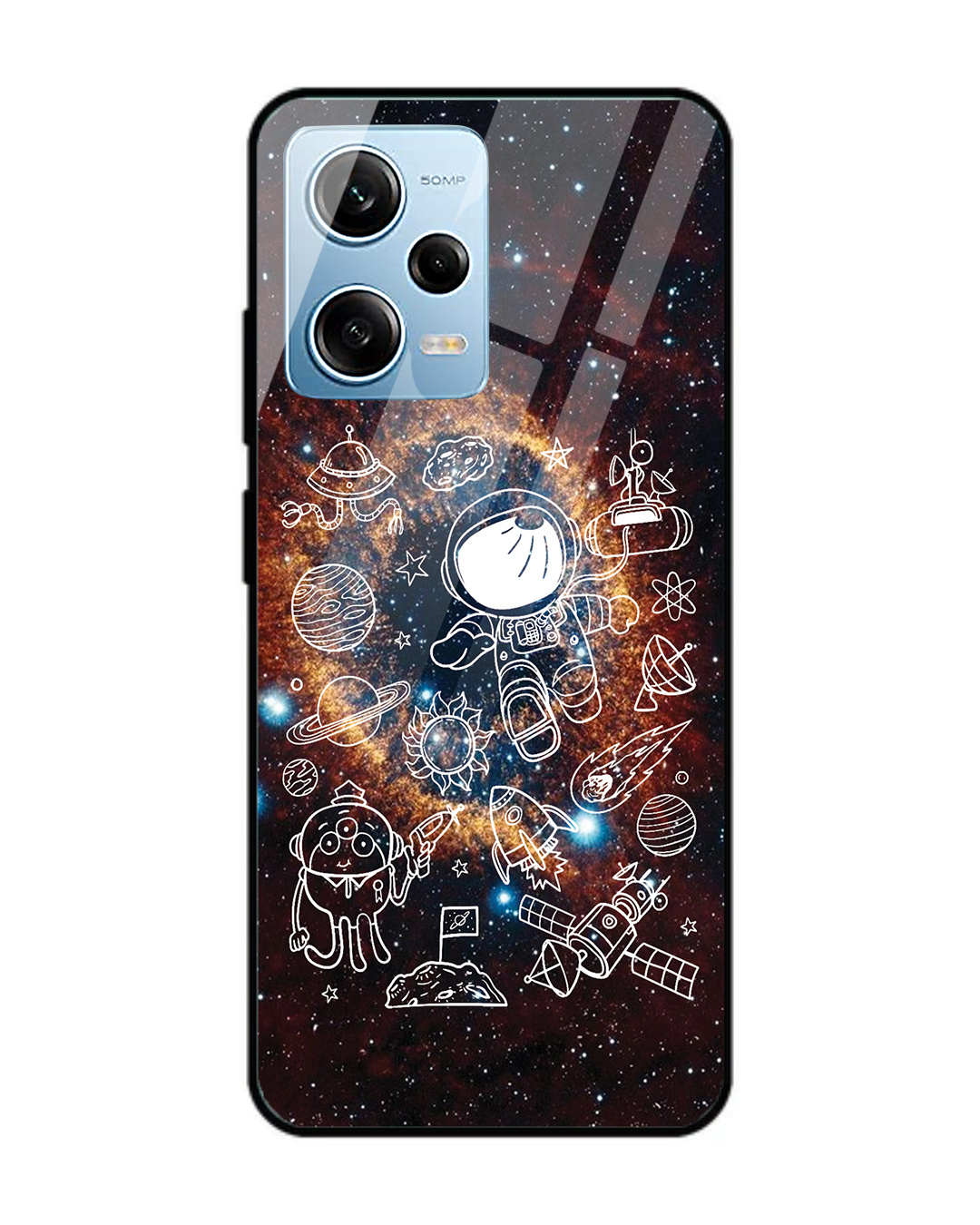 Buy Float In Space Premium Glass Cover for Redmi Note 12 Pro 5G Online ...