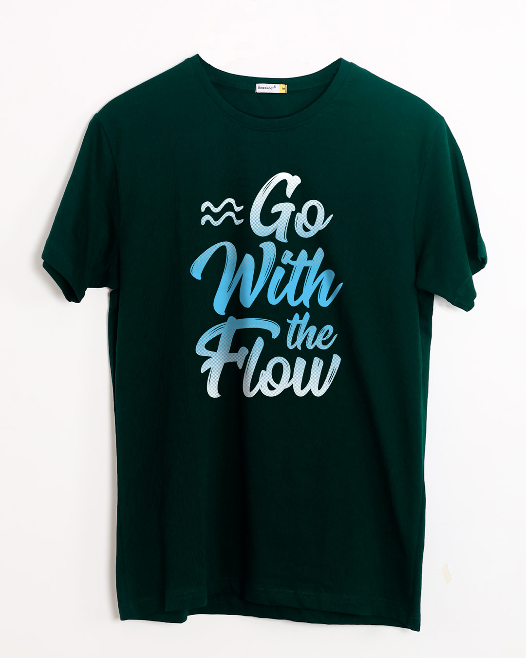 Buy Flow Half Sleeve T-Shirt for Men green Online at Bewakoof
