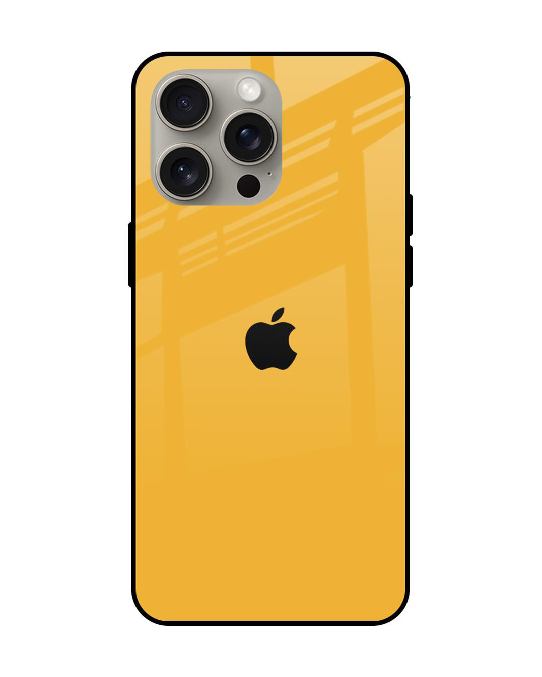 Buy Fluorescent Yellow Premium Glass Case for Apple iPhone 15 Pro Max ...