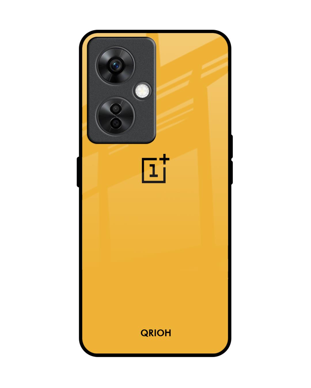Buy Fluorescent Yellow Premium Glass Case for OnePlus Nord CE 3 Lite 5G ...
