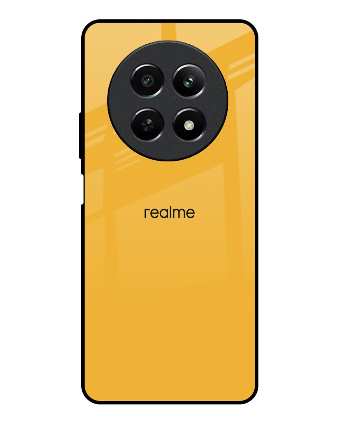 Buy Fluorescent Yellow Premium Glass Case for Realme 12 5G(Shock Proof ...