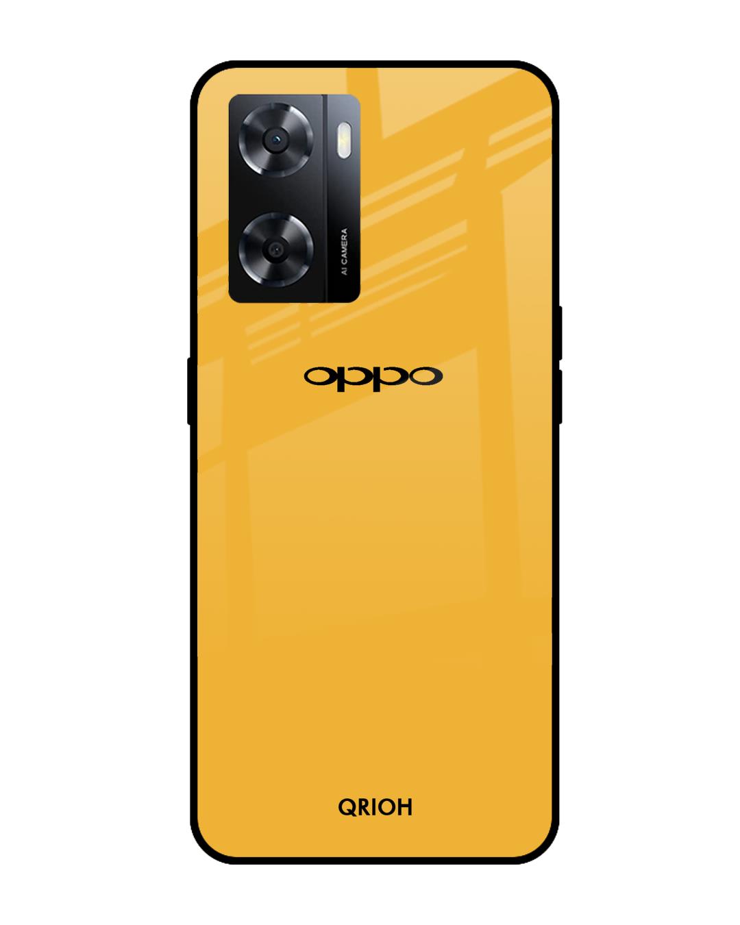 Buy Fluorescent Yellow Premium Glass Cover for Oppo A57 4G (Shockproof ...
