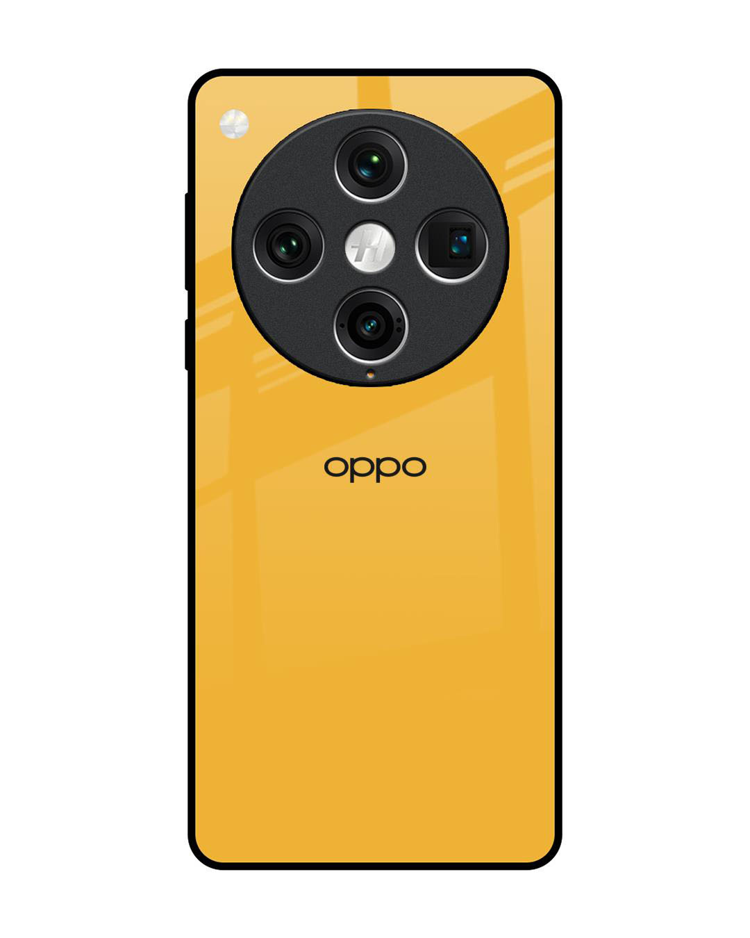 Buy Fluorescent Yellow Premium Glass Cover for Oppo Find X8 Pro(Shock ...
